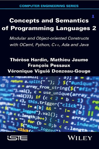 Ebook – Concepts and Semantics of Programming Languages 2: Modular and Object-oriented ...