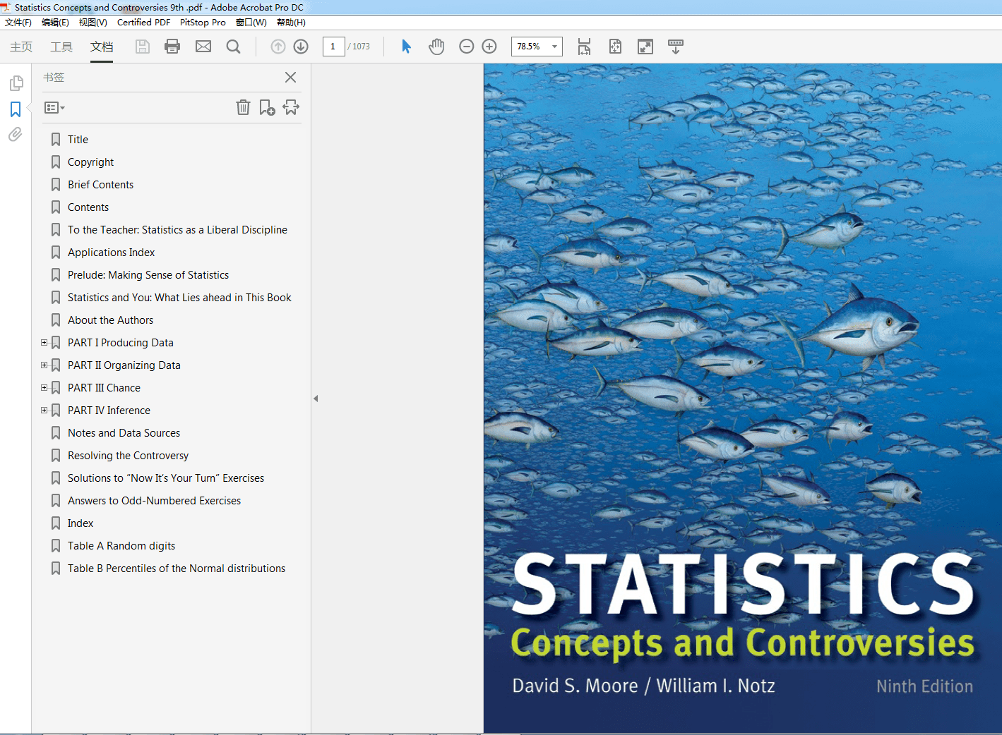 Ebook – Statistics: Concepts and Controversies 9th Edition (PDF Instant Download) – Manybook Shop