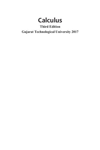 Ebook – Calculus Third Edition Gujarat Technological University 2017 ...