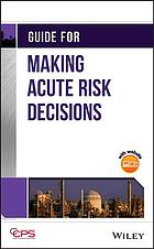 Ebook – Guide for making acute risk decisions (PDF Instant Download ...